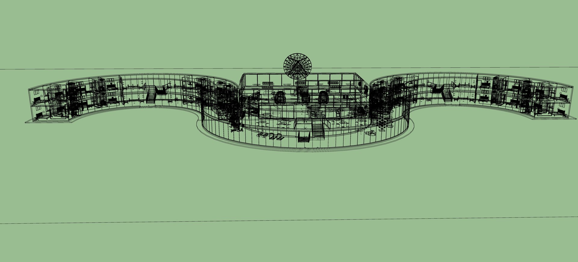 3D Design Of A Research Center In The Mountains 3D Model - TurboSquid ...