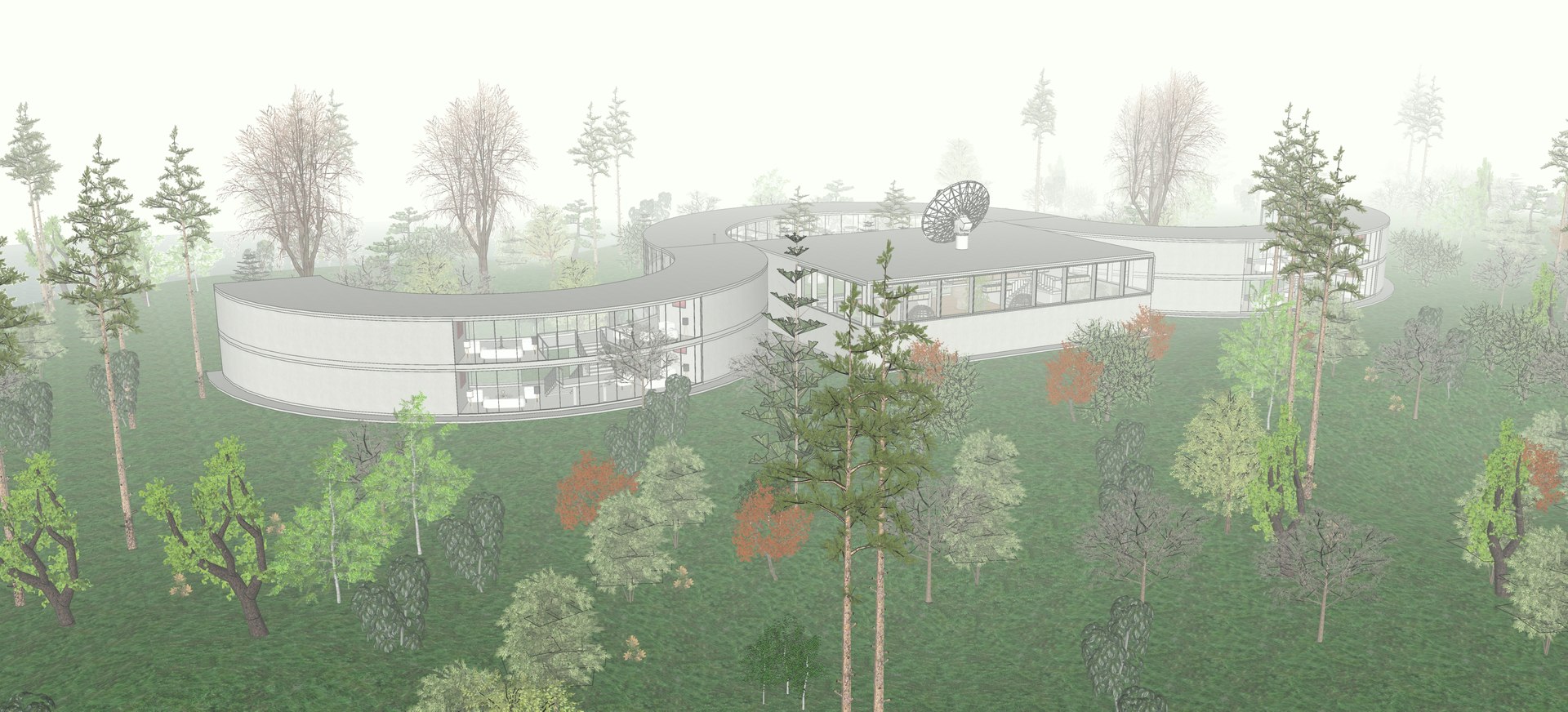 3D Design Of A Research Center In The Mountains 3D Model - TurboSquid ...