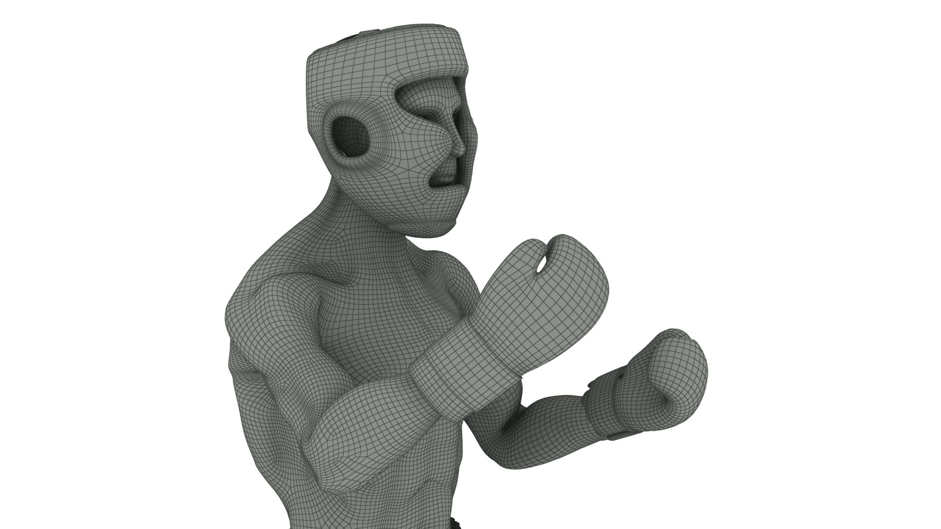Boxer Man 1 Fighting Pose 3D Model - TurboSquid 1956725
