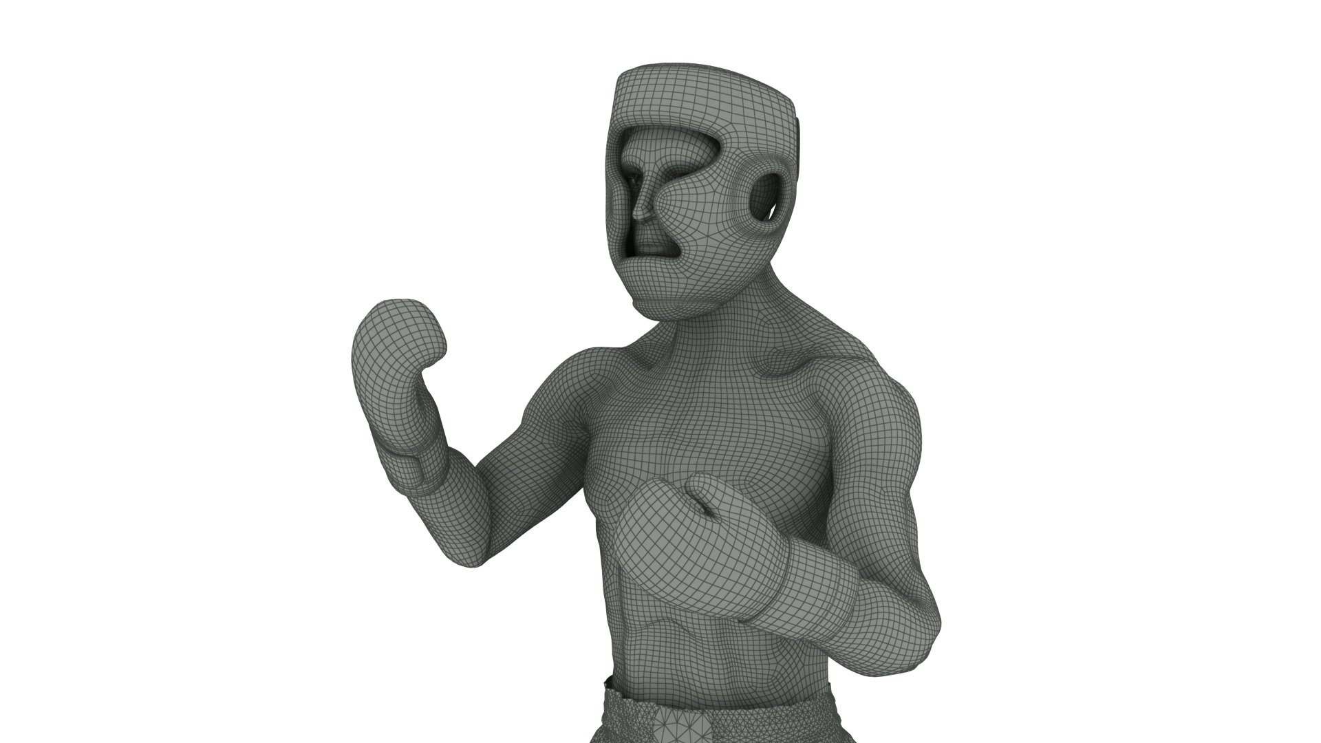 Boxer Man 1 Fighting Pose 3D Model - TurboSquid 1956725