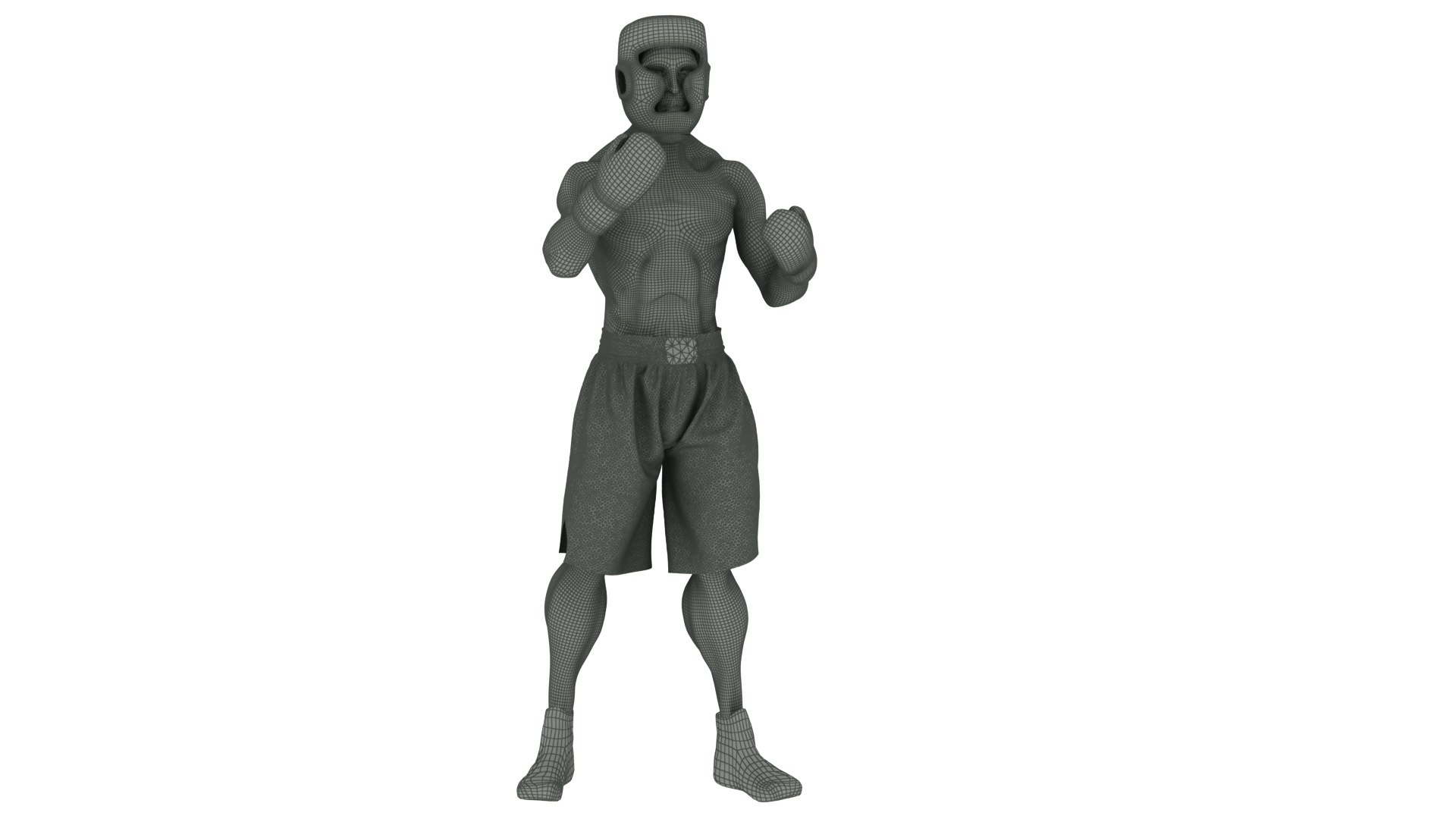 Boxer Man 1 Fighting Pose 3D Model - TurboSquid 1956725
