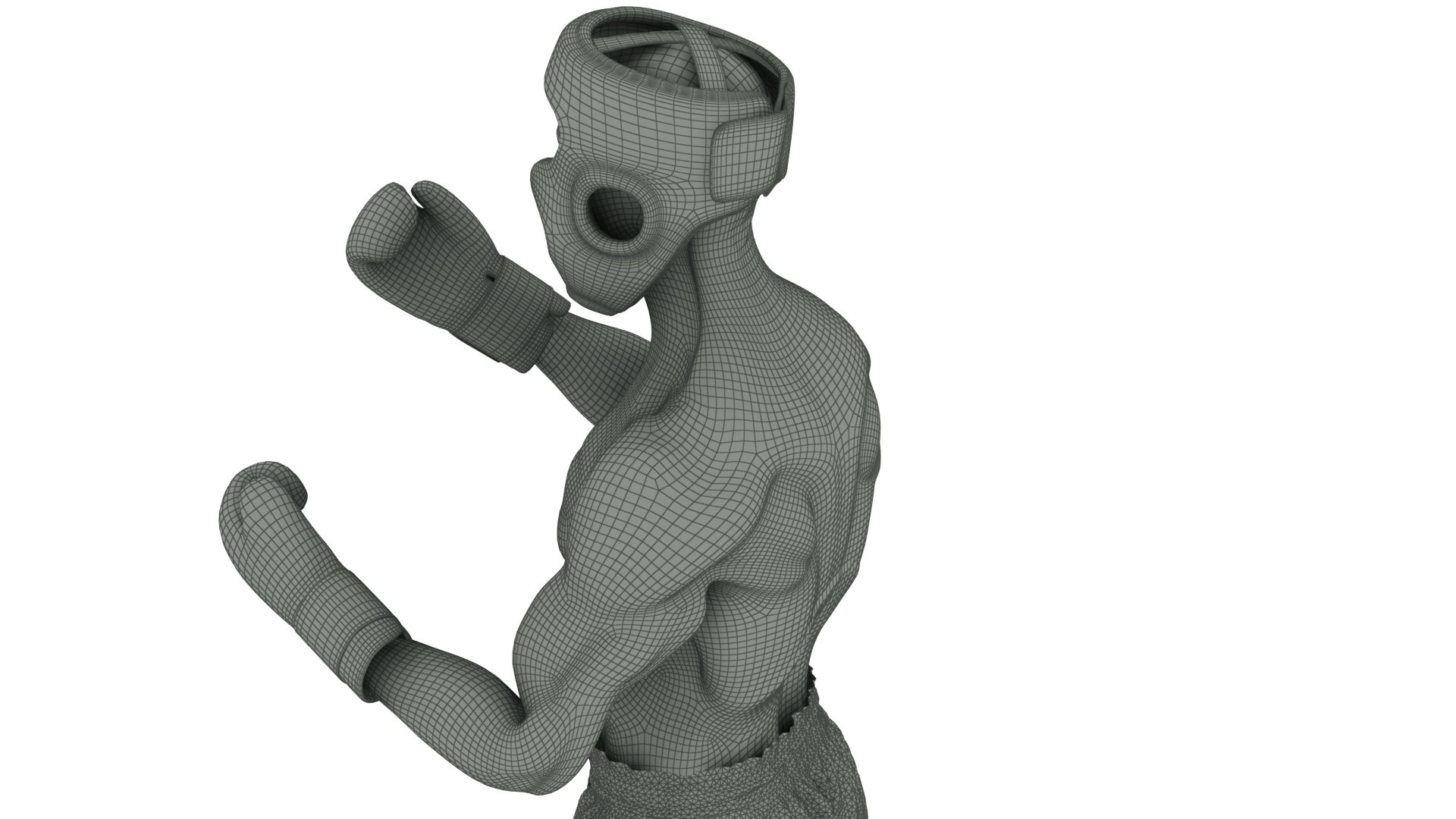 Boxer Man 1 Fighting Pose 3D Model - TurboSquid 1956725
