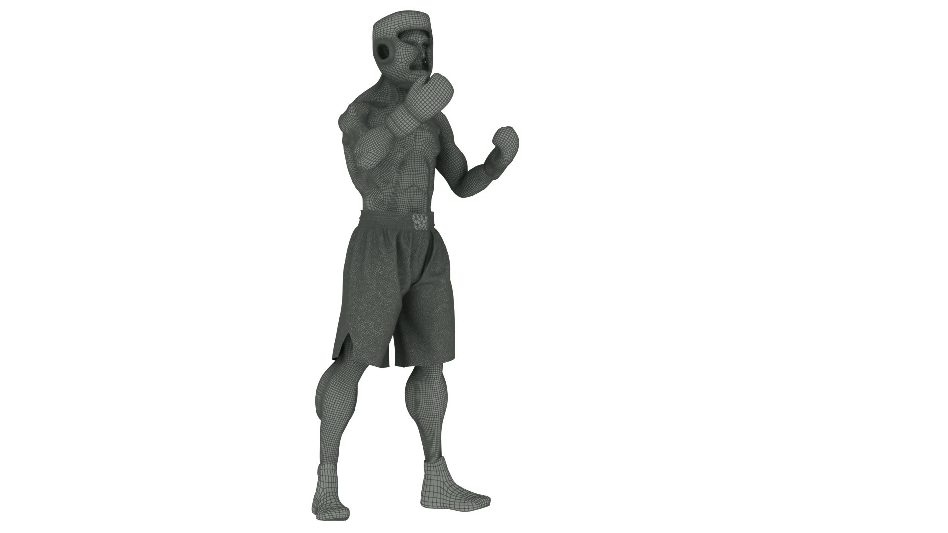 Boxer Man 1 Fighting Pose 3D Model - TurboSquid 1956725