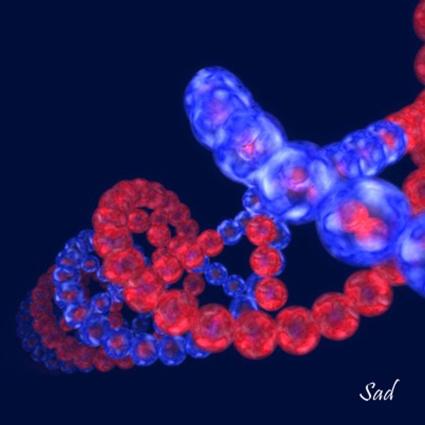 dna structure 3d model