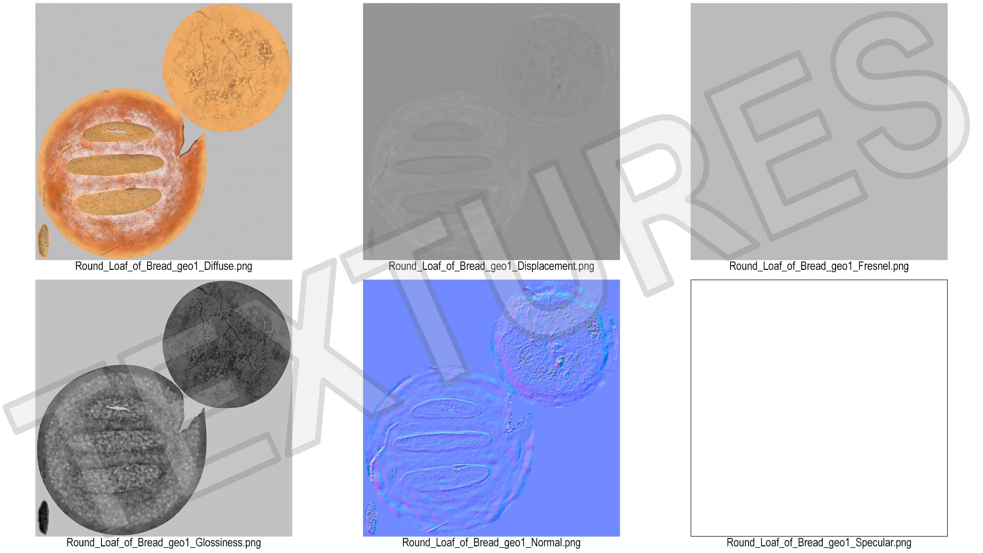 3D Round Loaf Of Bread Model - TurboSquid 2244908