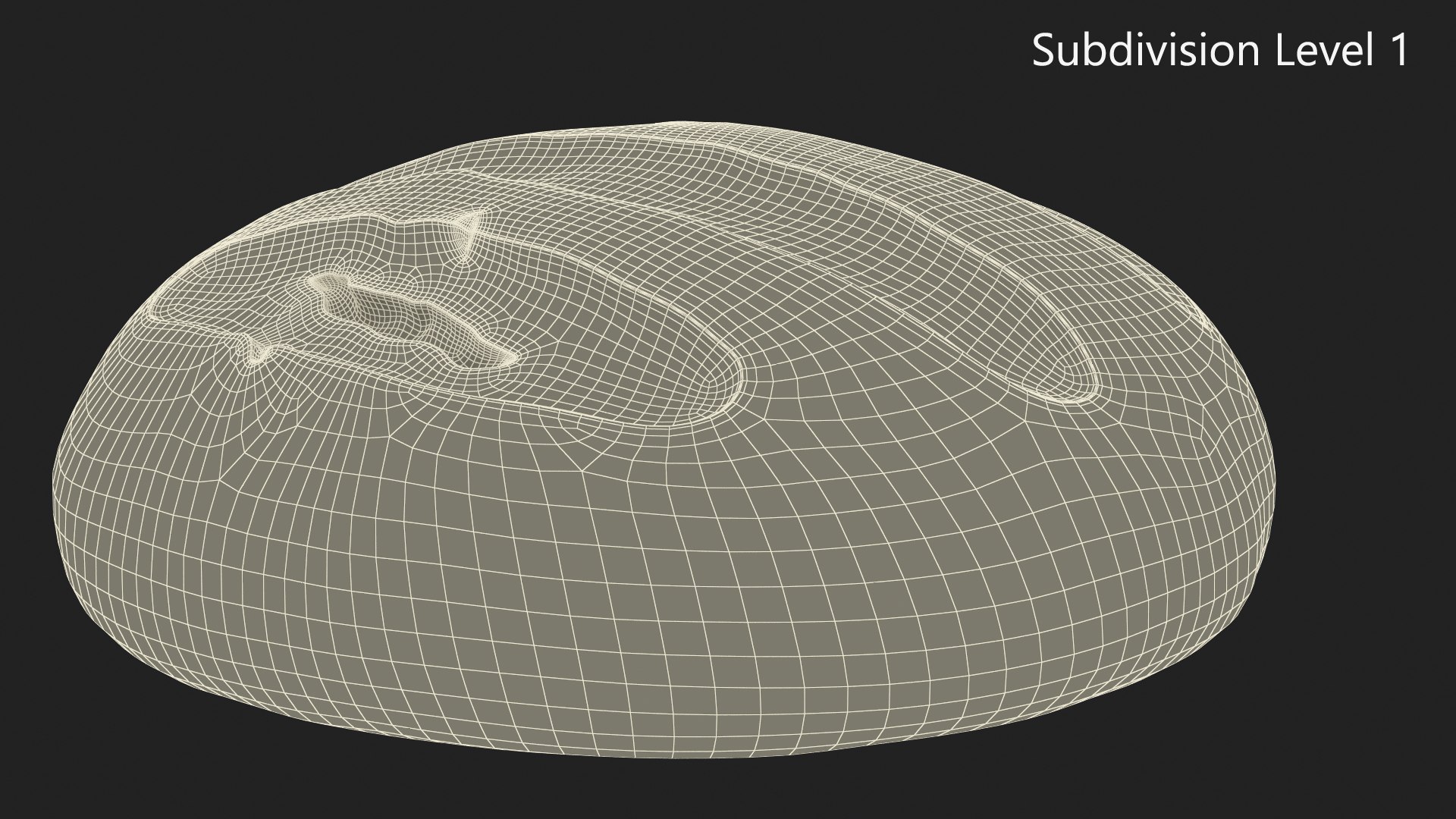 3D Round Loaf Of Bread Model - TurboSquid 2244908