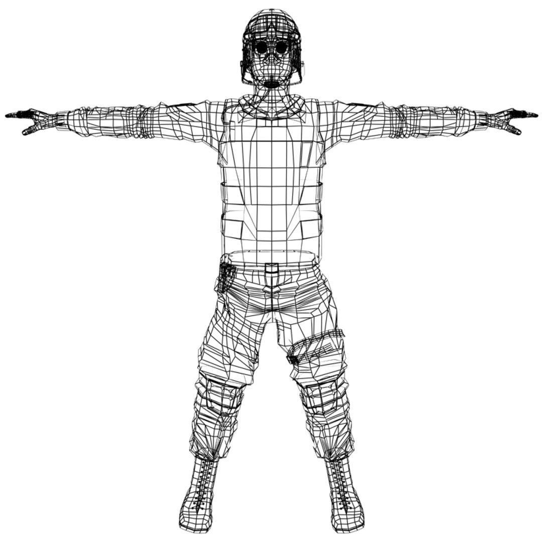 Spetsnaz Soldier Drawing