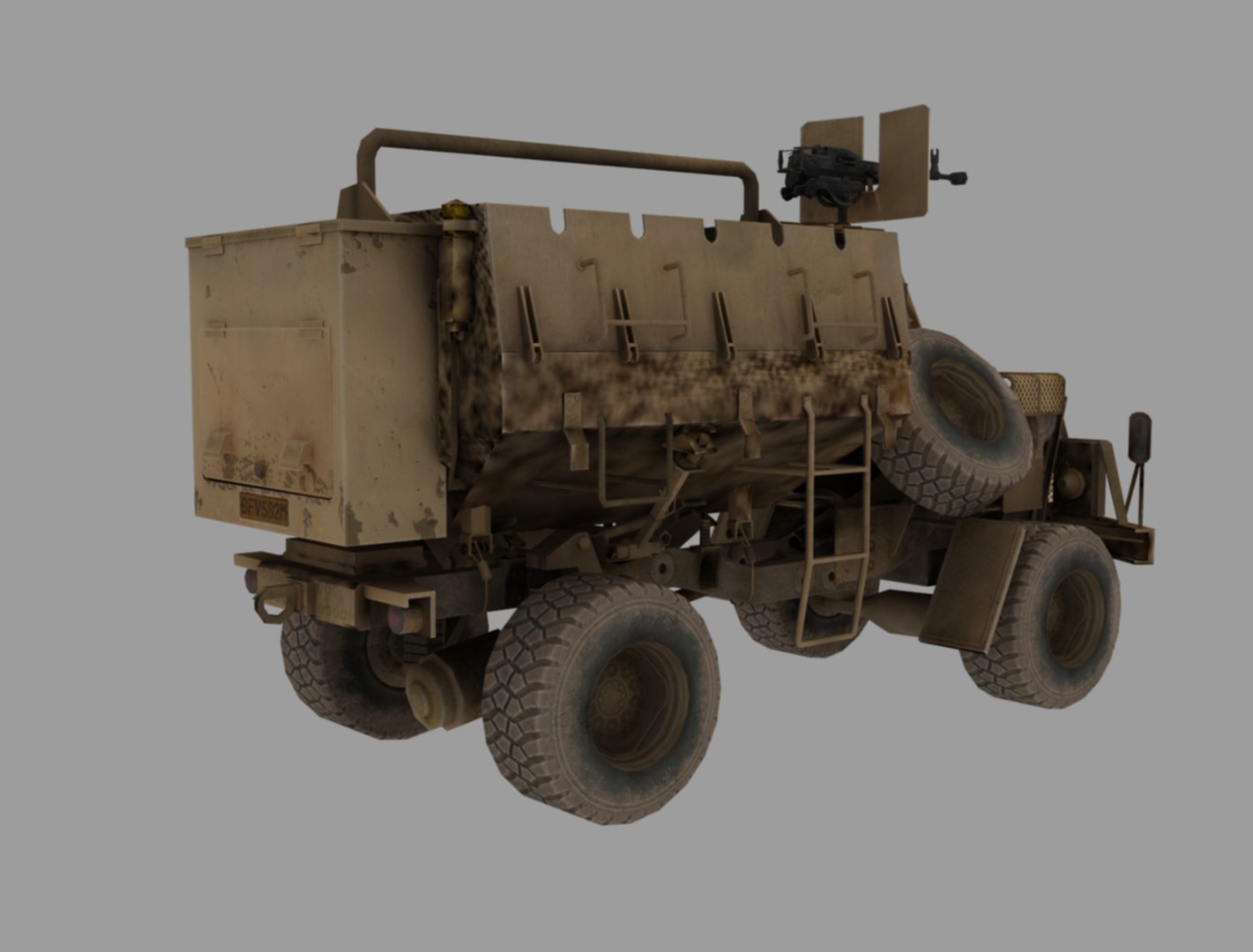 Buffel Truck 3D Model - TurboSquid 1450341