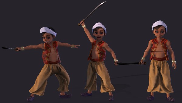 3D Sinbad CARTOON - TurboSquid 1834806