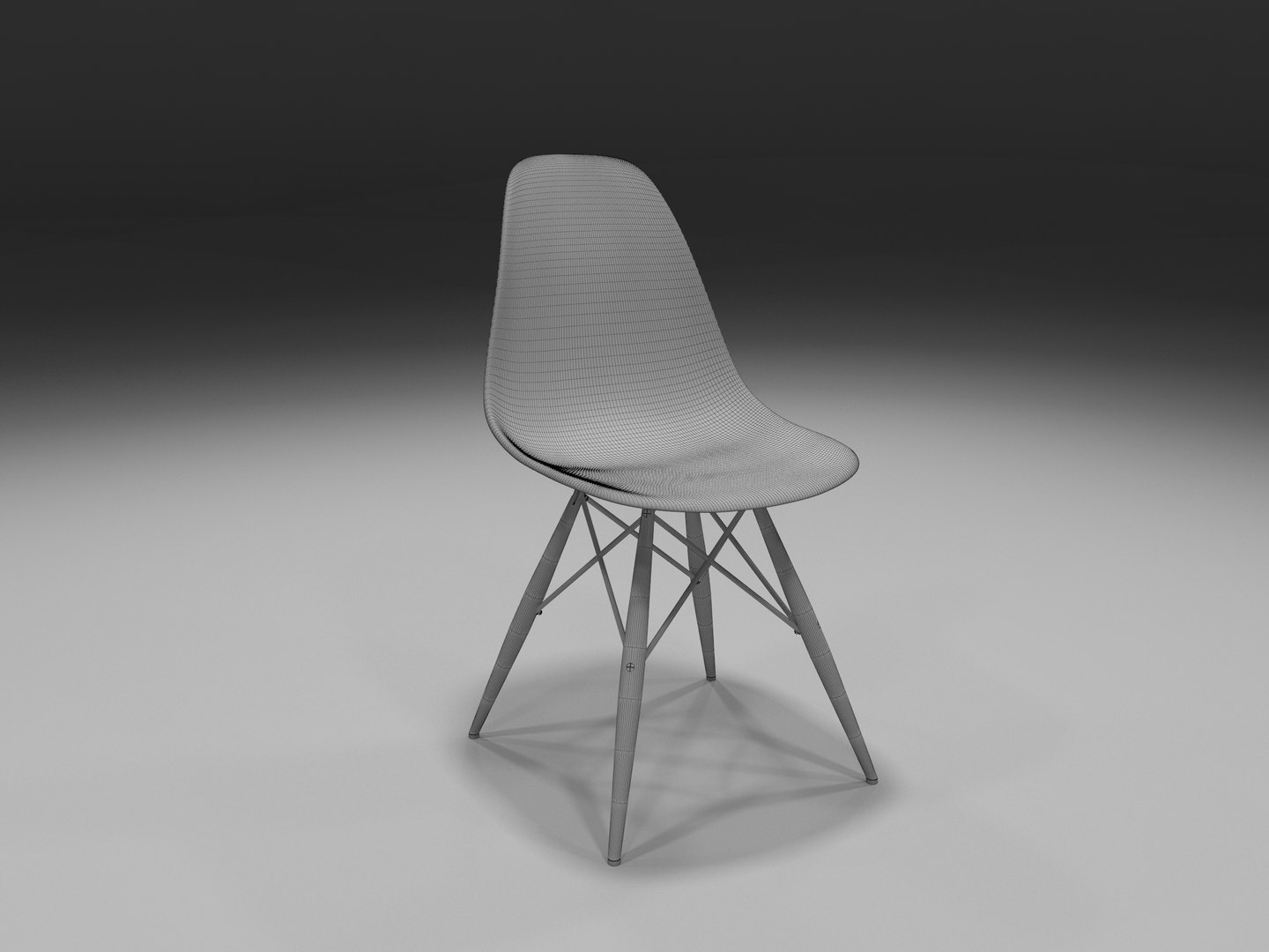 3D Silla Eames Chair 3D Model - TurboSquid 2092689