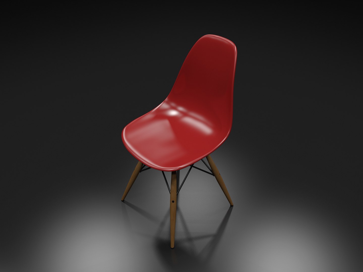 3D Silla Eames Chair 3D Model - TurboSquid 2092689