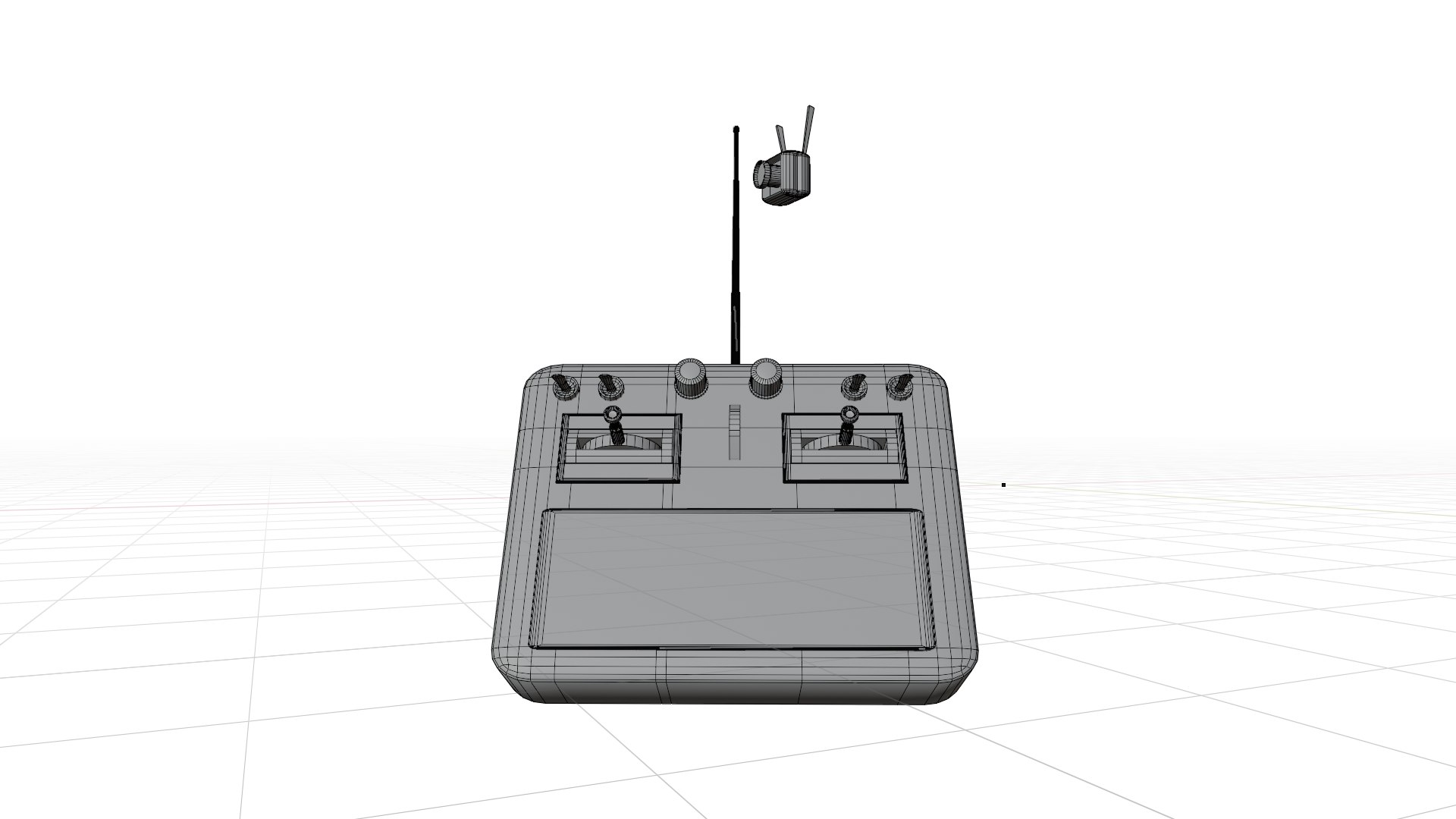 3D Rigged RC Plane Model With Remote Control - TurboSquid 2281327