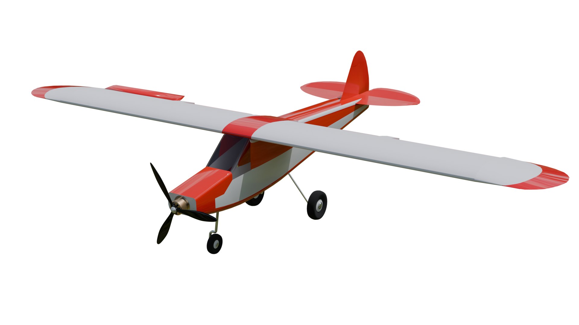 3D Rigged RC Plane Model With Remote Control - TurboSquid 2281327
