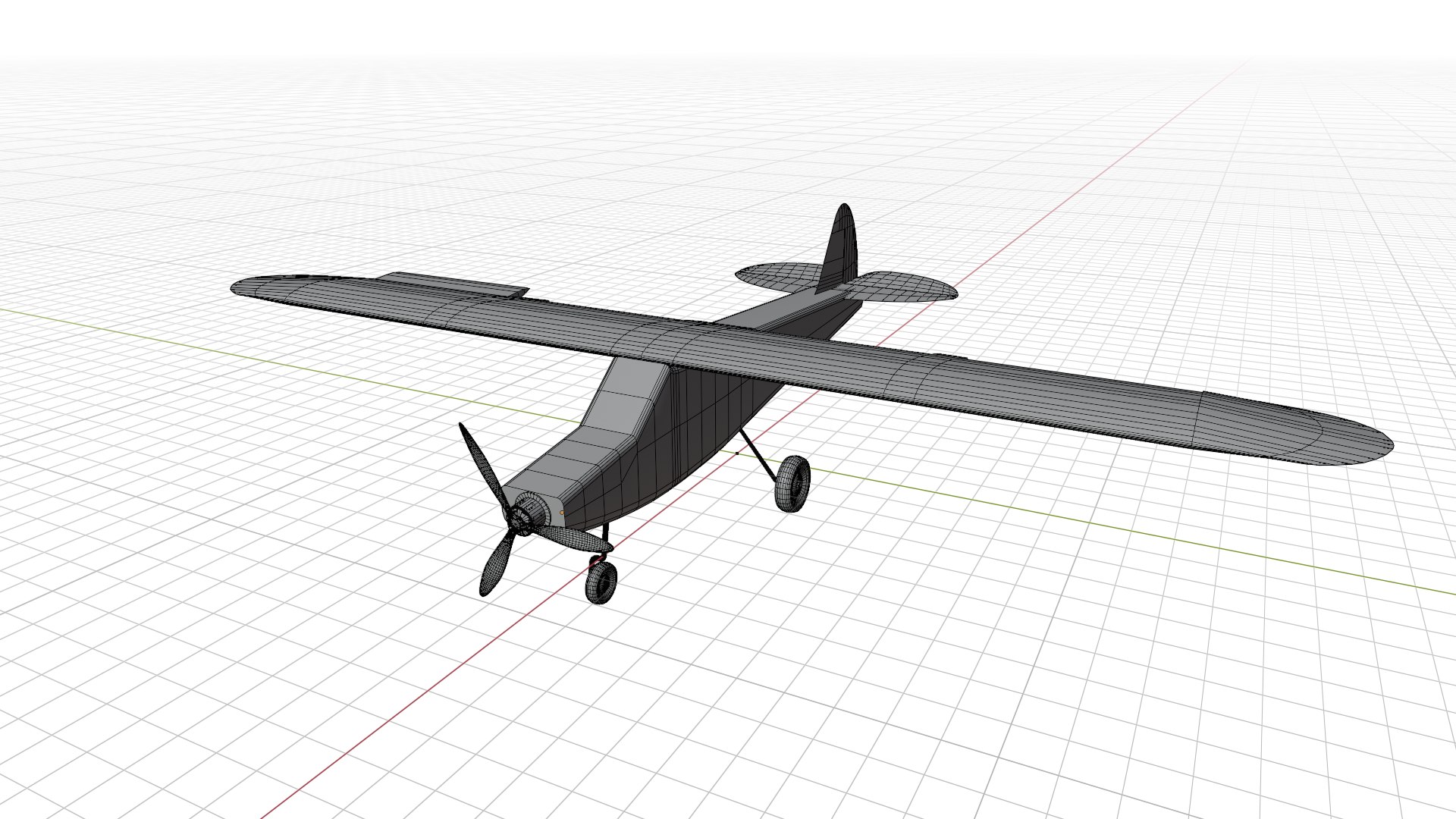 3D Rigged RC Plane Model With Remote Control - TurboSquid 2281327