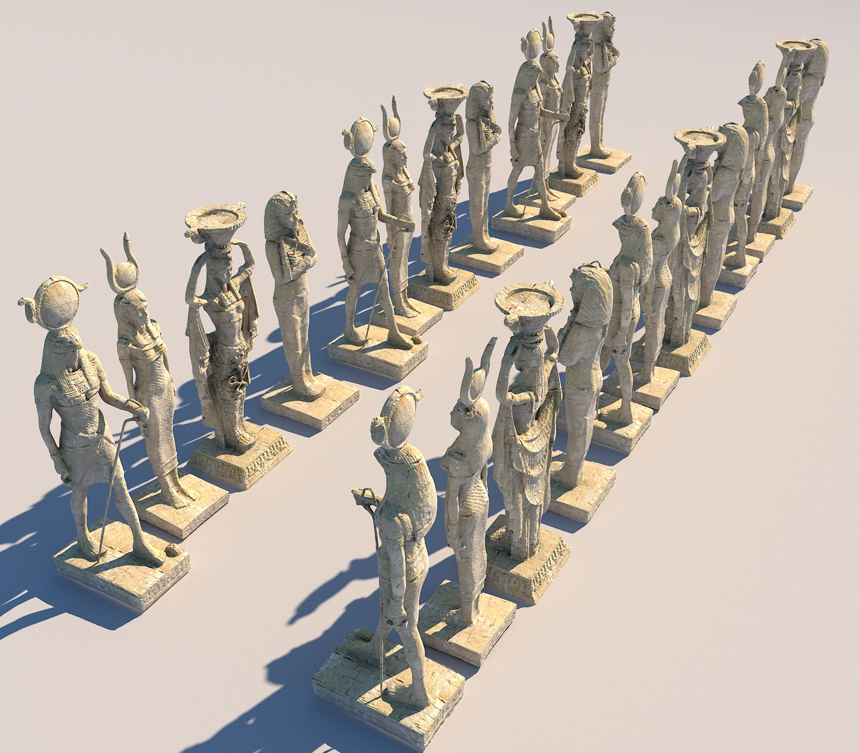 Ancient giants monument pack 3D - TurboSquid 1508797