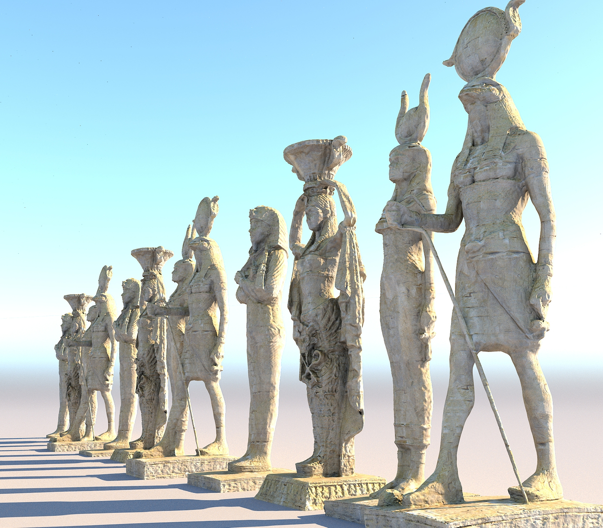 Ancient giants monument pack 3D - TurboSquid 1508797