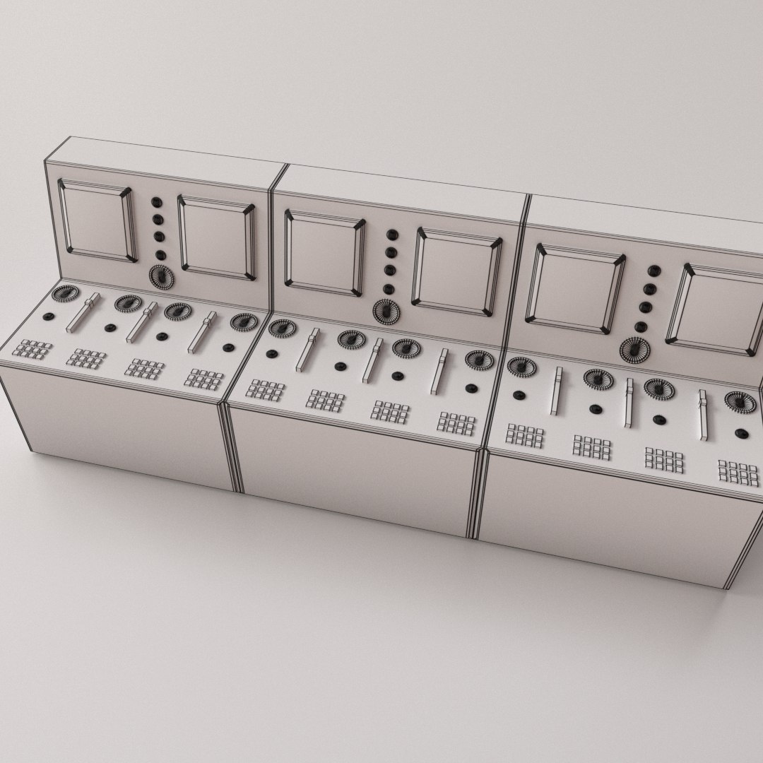 3D Control Center - TurboSquid 1718162