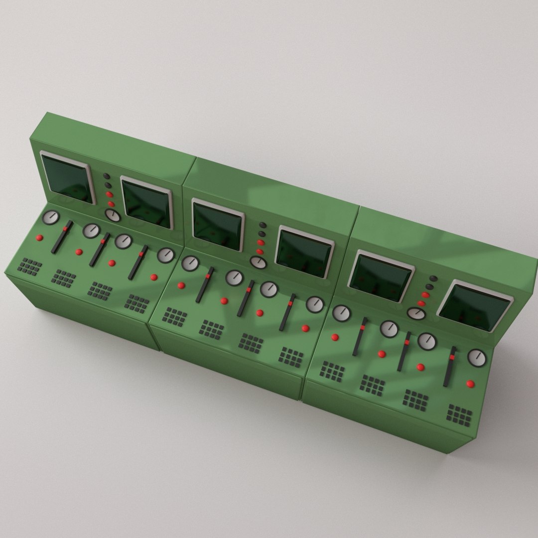 3D Control Center - TurboSquid 1718162