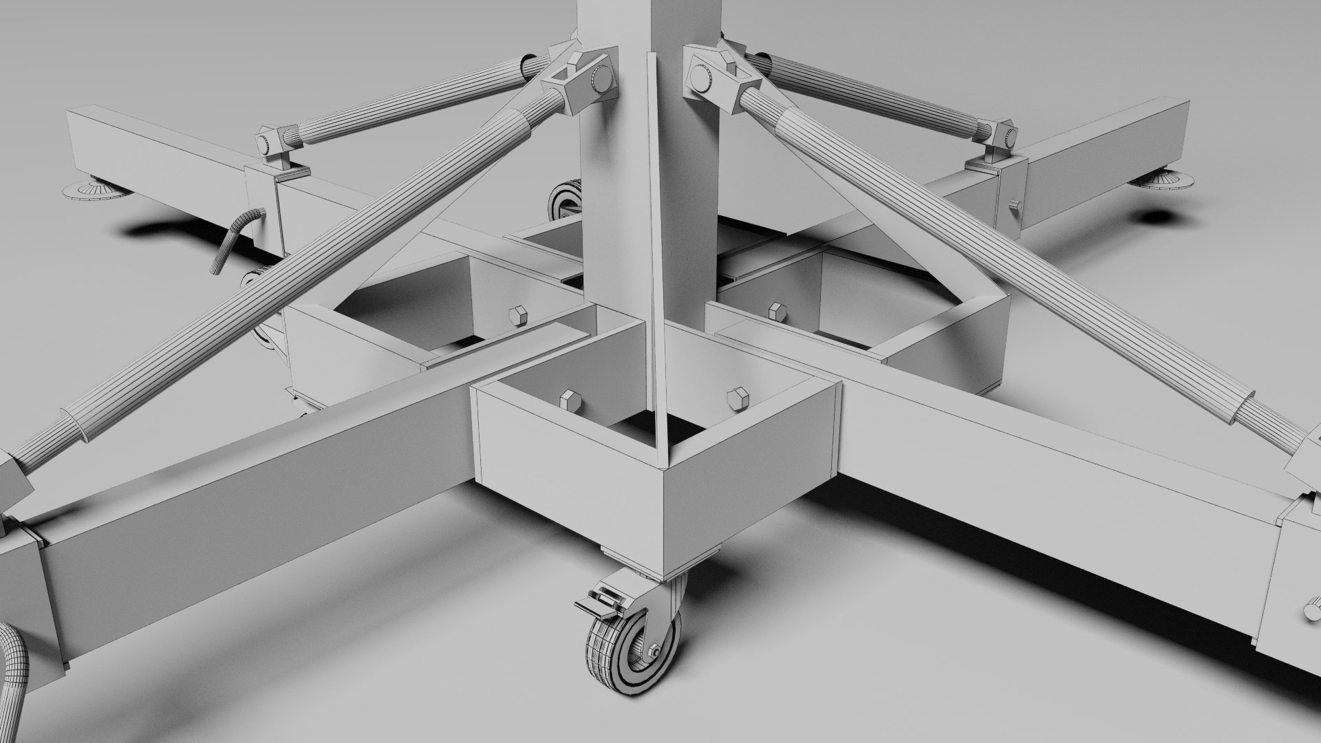 3D Truss Lifts Detailed Model Model - TurboSquid 2223587