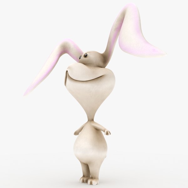 3d cartoon rabbit