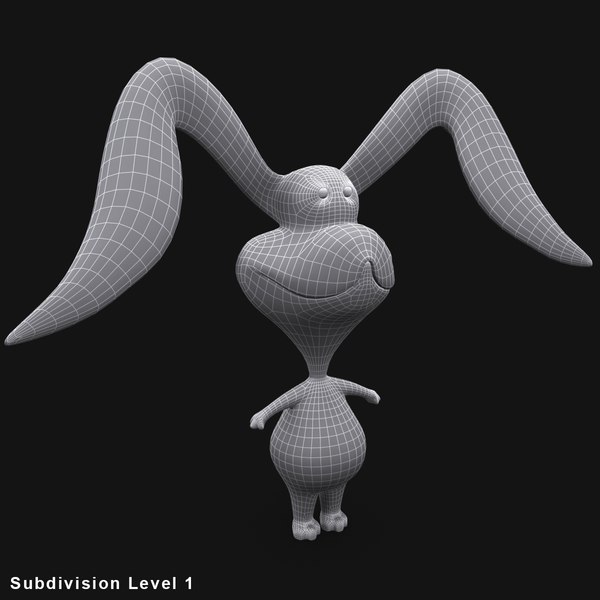 3d cartoon rabbit