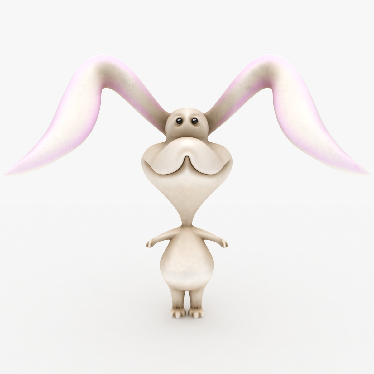 3d cartoon rabbit