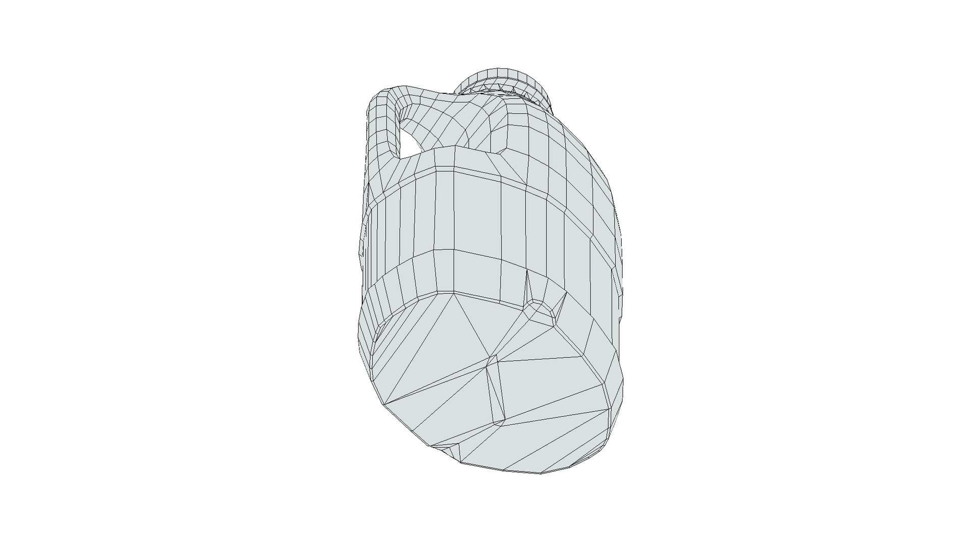 3D Supermarket Milk Bottle 04 Low Poly PBR Realistic - TurboSquid 1933472