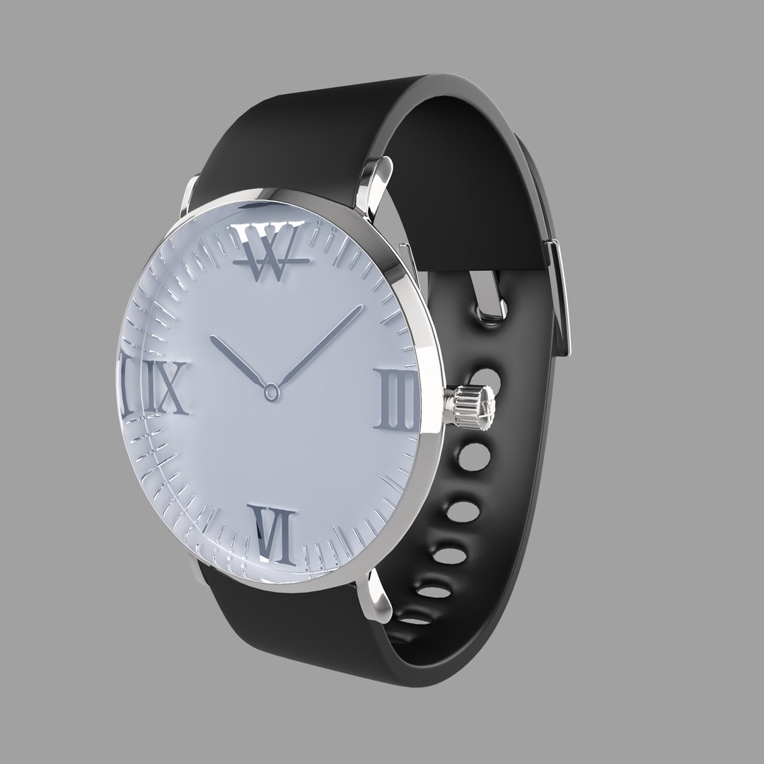 3D 5 Simple Clean Watches Collection Model - TurboSquid 2411339
