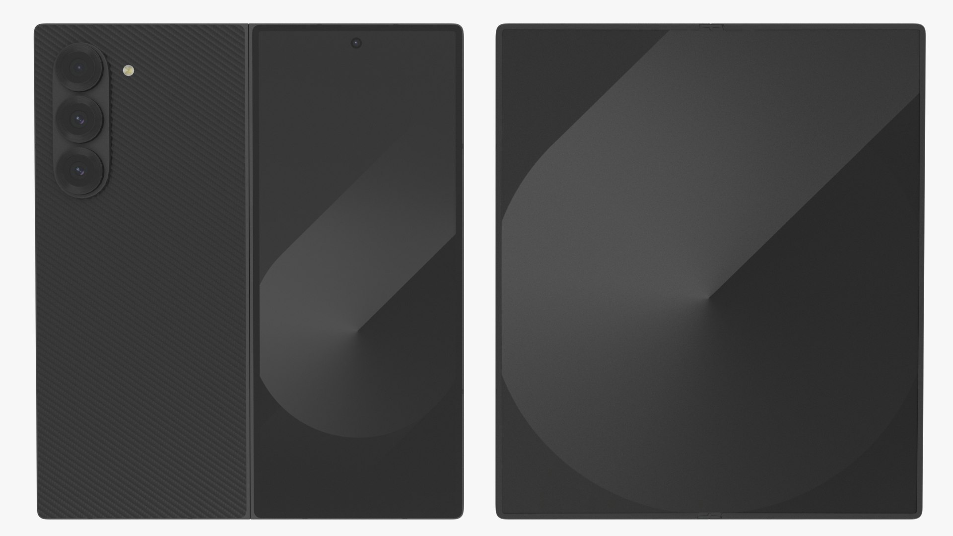 Samsung Galaxy Z Fold 6 Crafted Black 3D Model - TurboSquid 2337985