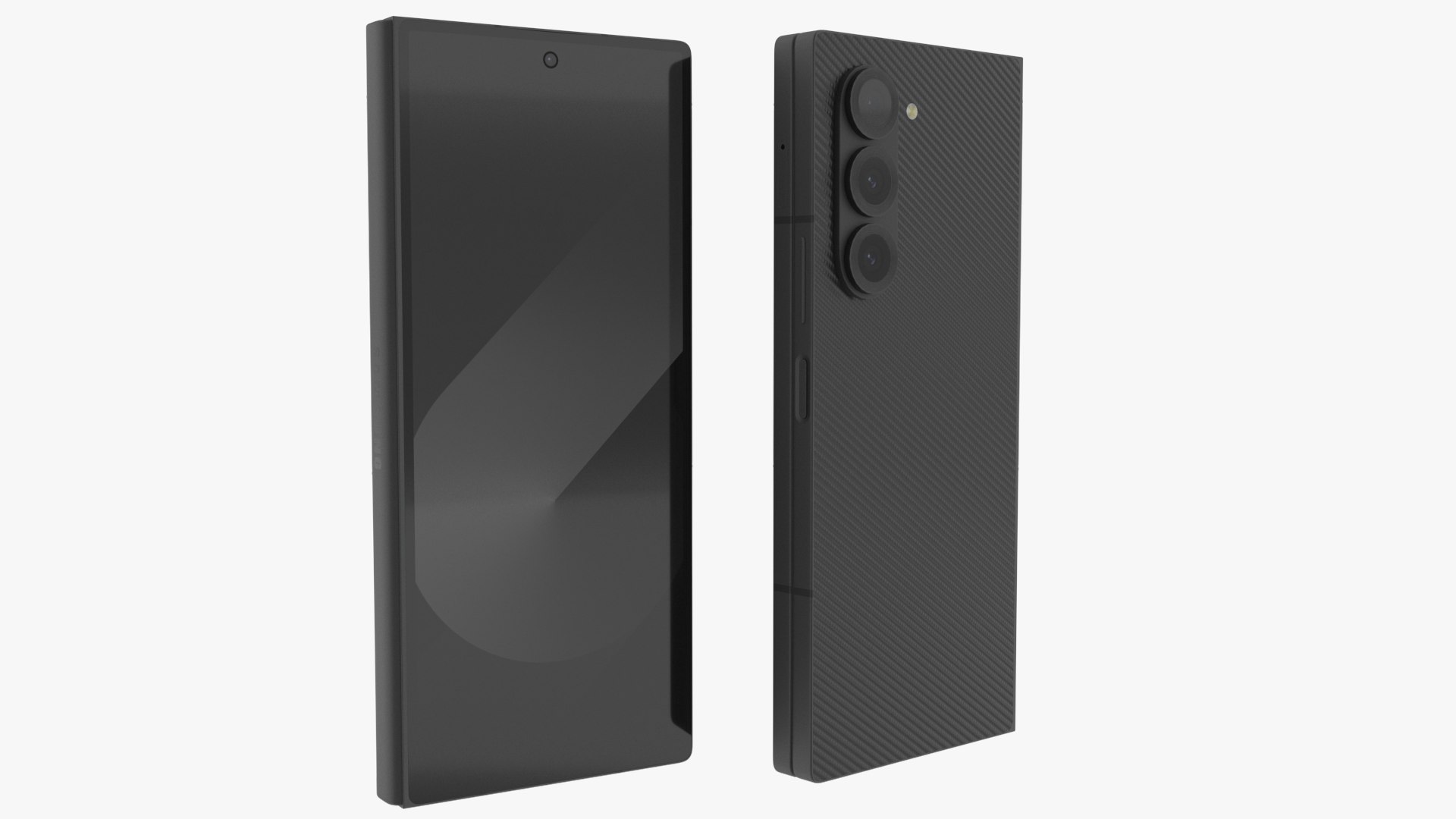 Samsung Galaxy Z Fold 6 Crafted Black 3D Model - TurboSquid 2337985