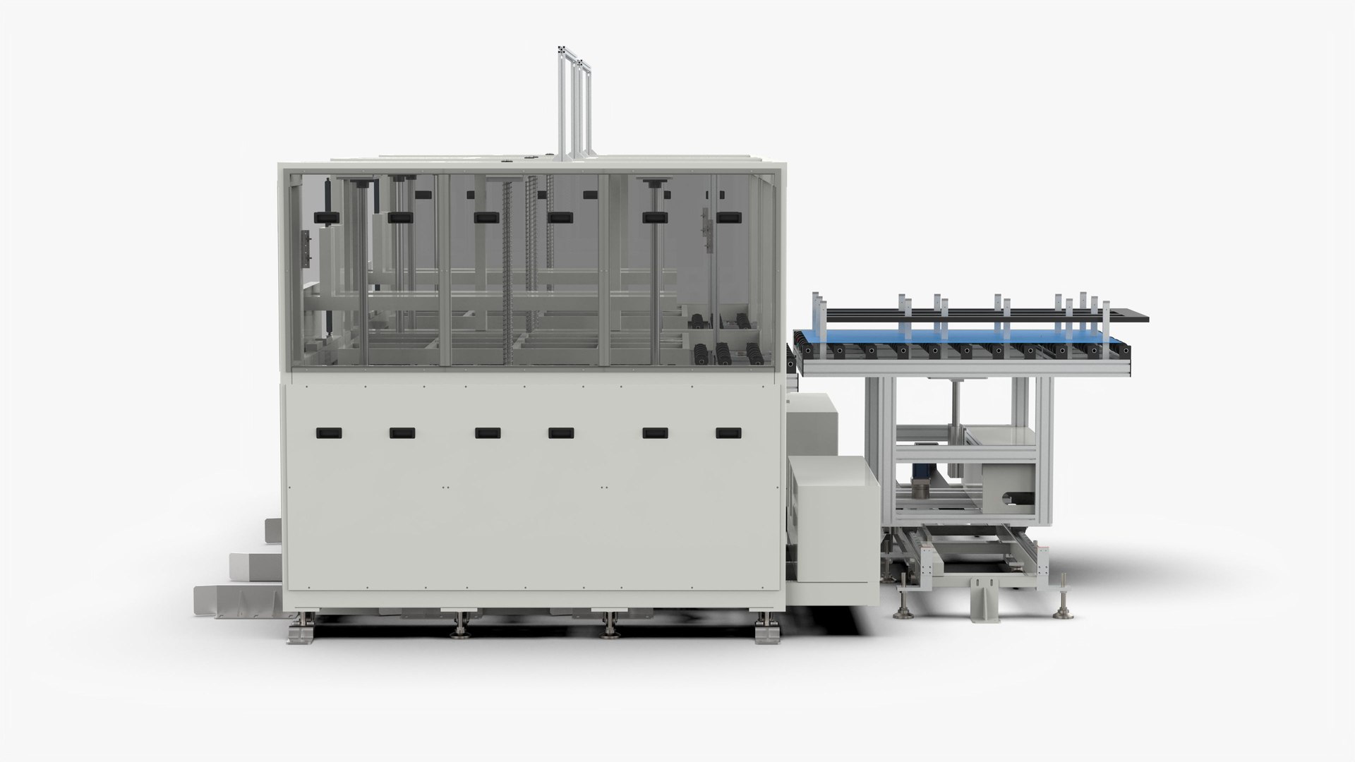 Automatic Panel Cassette Lifting And Transfer Machine 3D Model ...