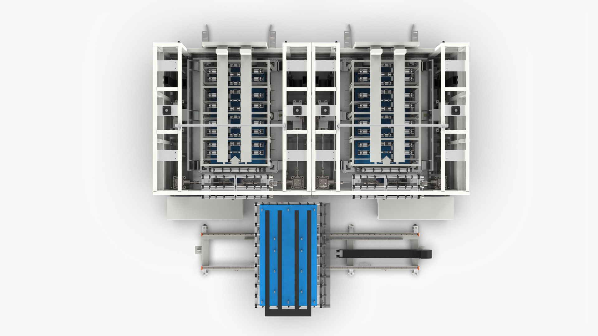 Automatic Panel Cassette Lifting And Transfer Machine 3D Model ...