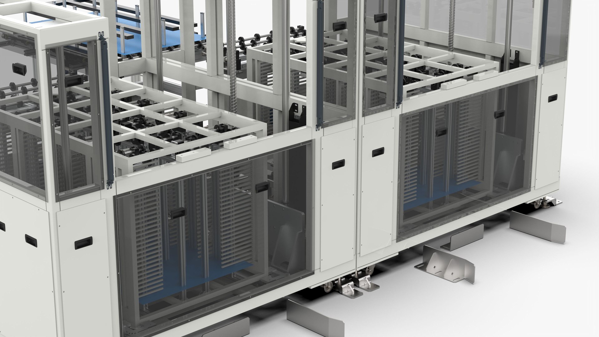 Automatic Panel Cassette Lifting And Transfer Machine 3D Model ...