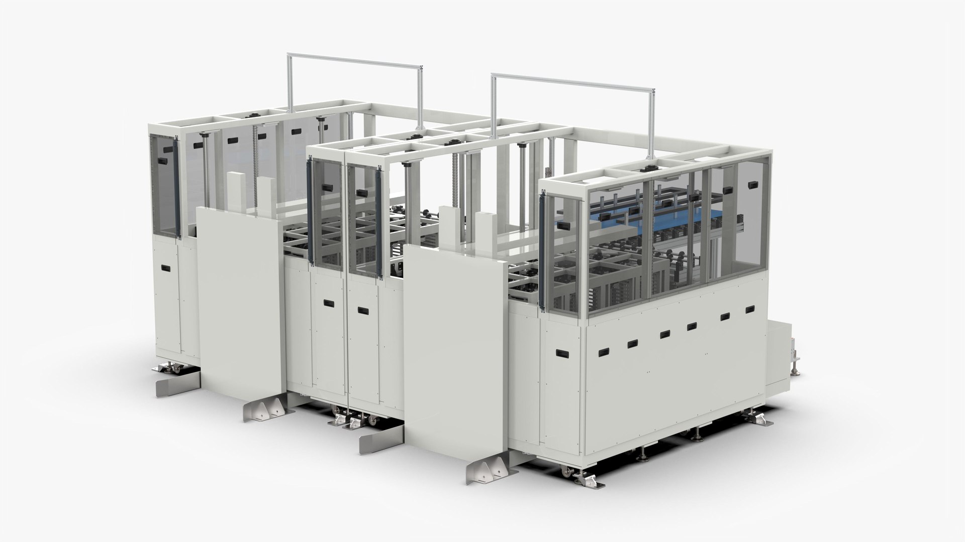 Automatic Panel Cassette Lifting And Transfer Machine 3D Model ...