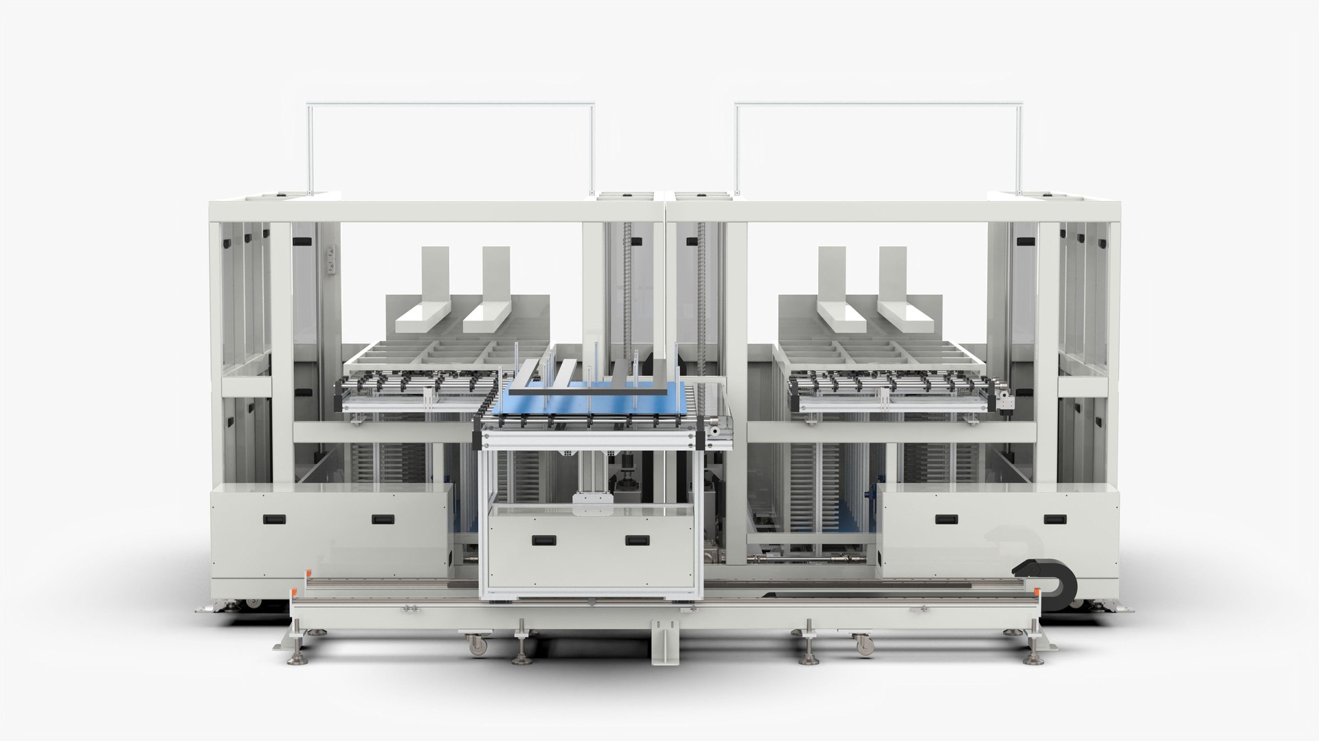 Automatic Panel Cassette Lifting And Transfer Machine 3D Model ...