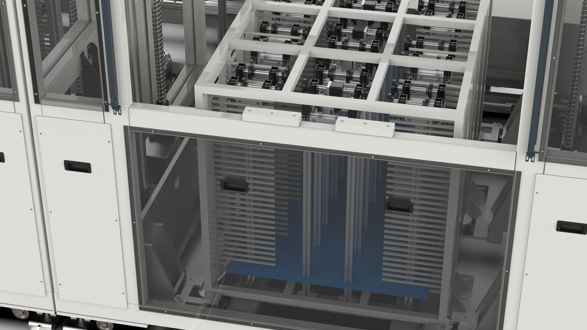 Automatic Panel Cassette Lifting And Transfer Machine 3D Model ...