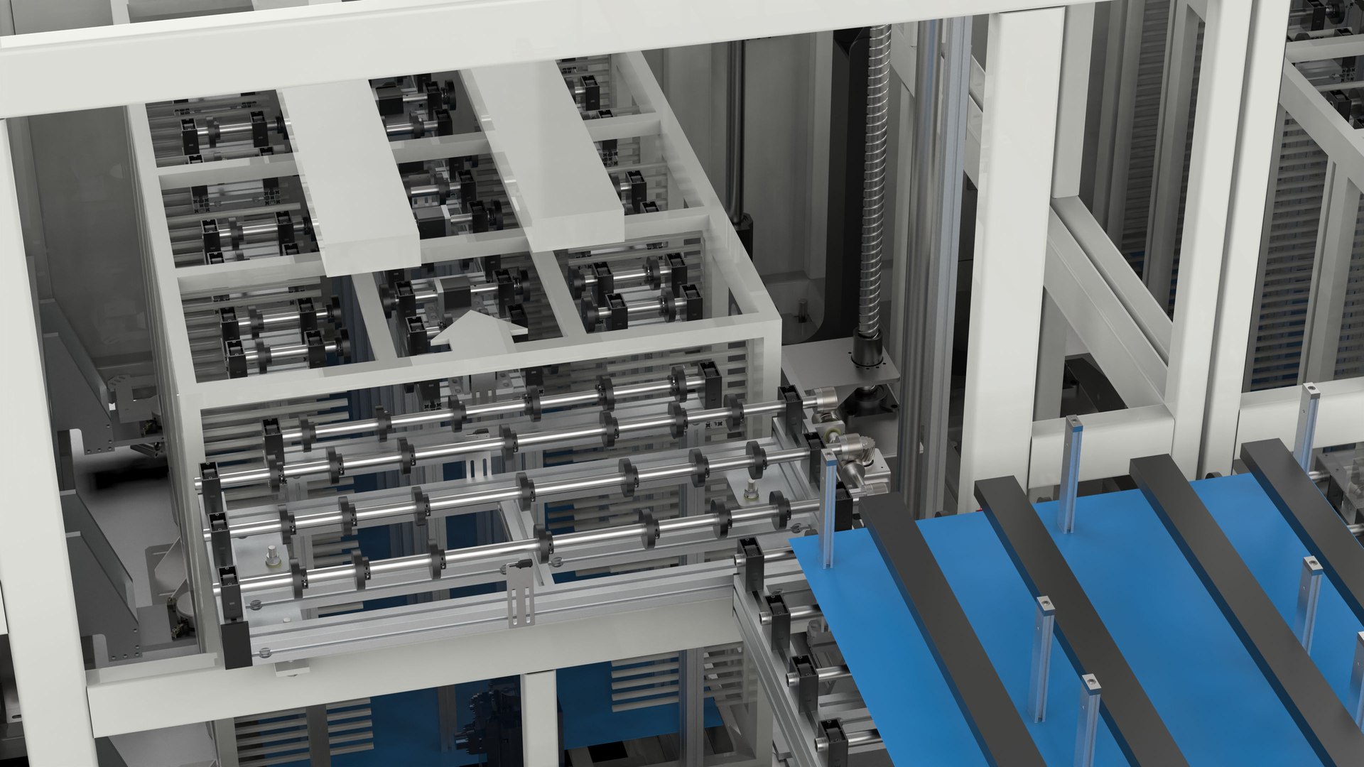 Automatic Panel Cassette Lifting And Transfer Machine 3D Model ...