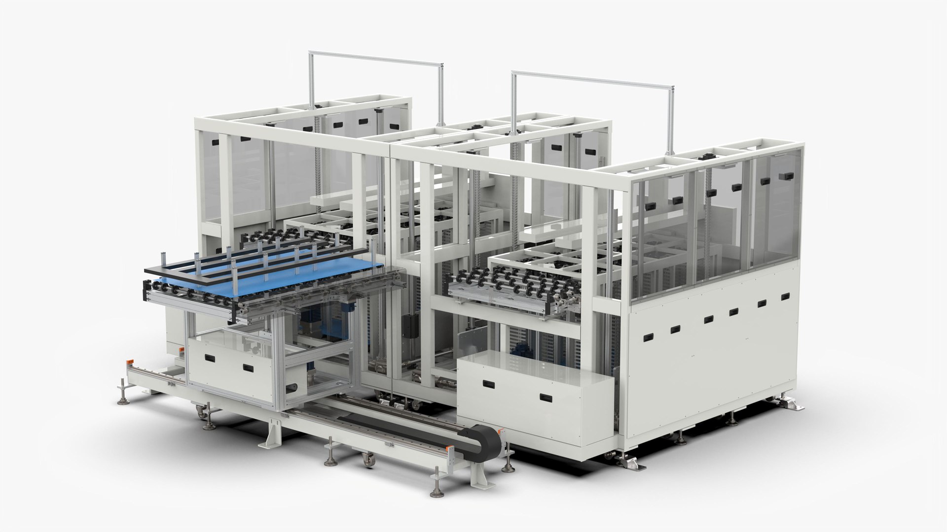 Automatic Panel Cassette Lifting And Transfer Machine 3D Model ...