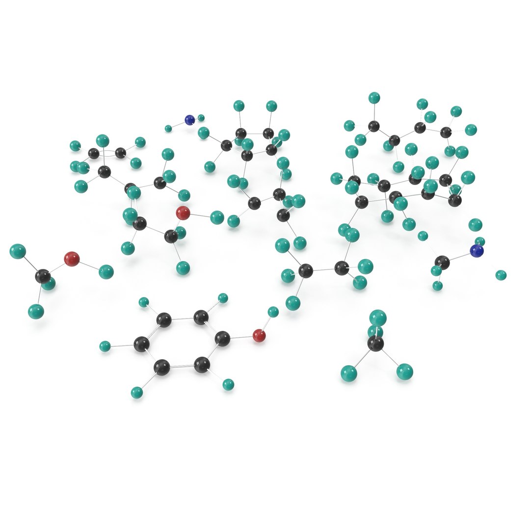 3D Model Chemical Molecular Models - TurboSquid 2227645