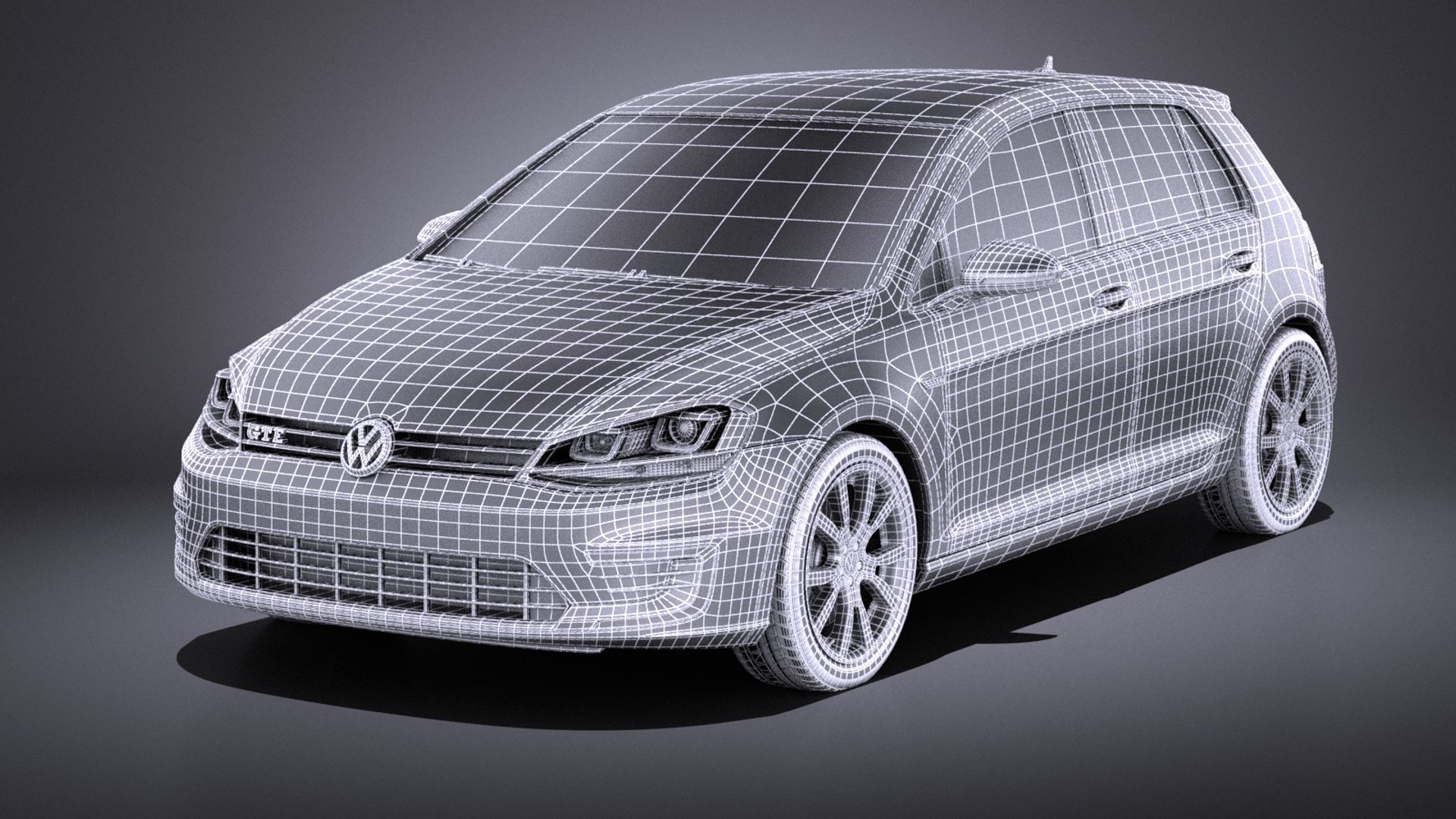 2015 Volkswagen Golf 3D Model - TurboSquid 1285974
