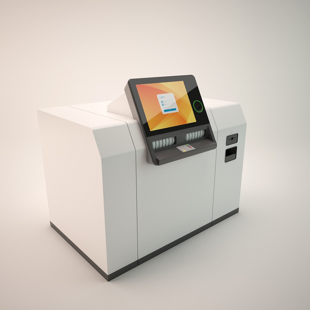 3D Model Interactive Teller - TurboSquid 1159564