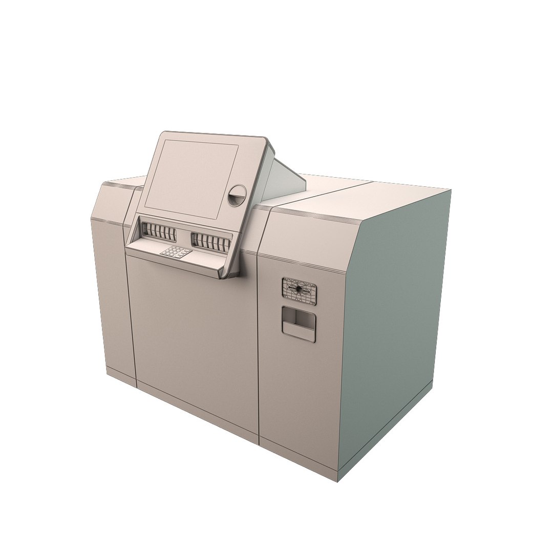 3D Model Interactive Teller - TurboSquid 1159564