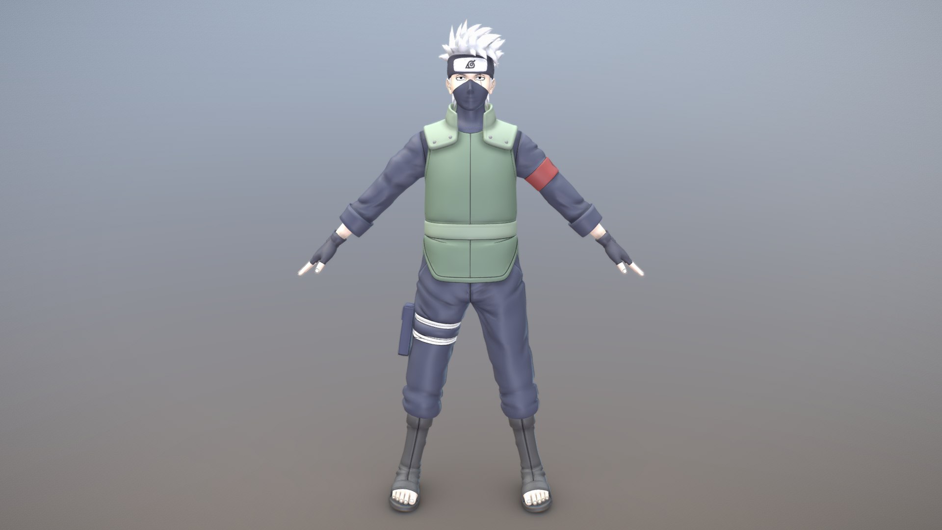 3D Kakashi Hatake - Naruto Character Model - TurboSquid 2244892