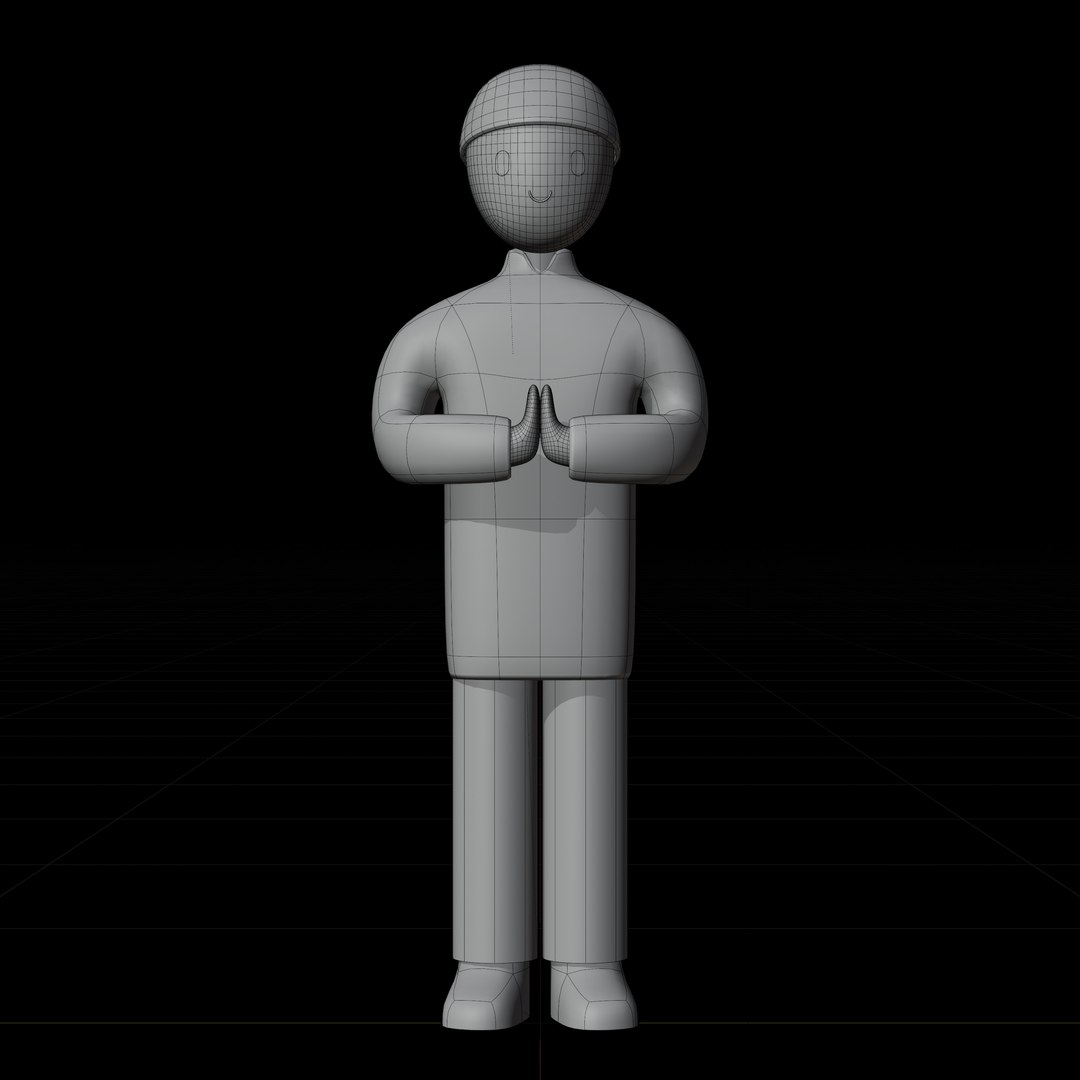 Islamic Boy 3D Model - TurboSquid 2508661