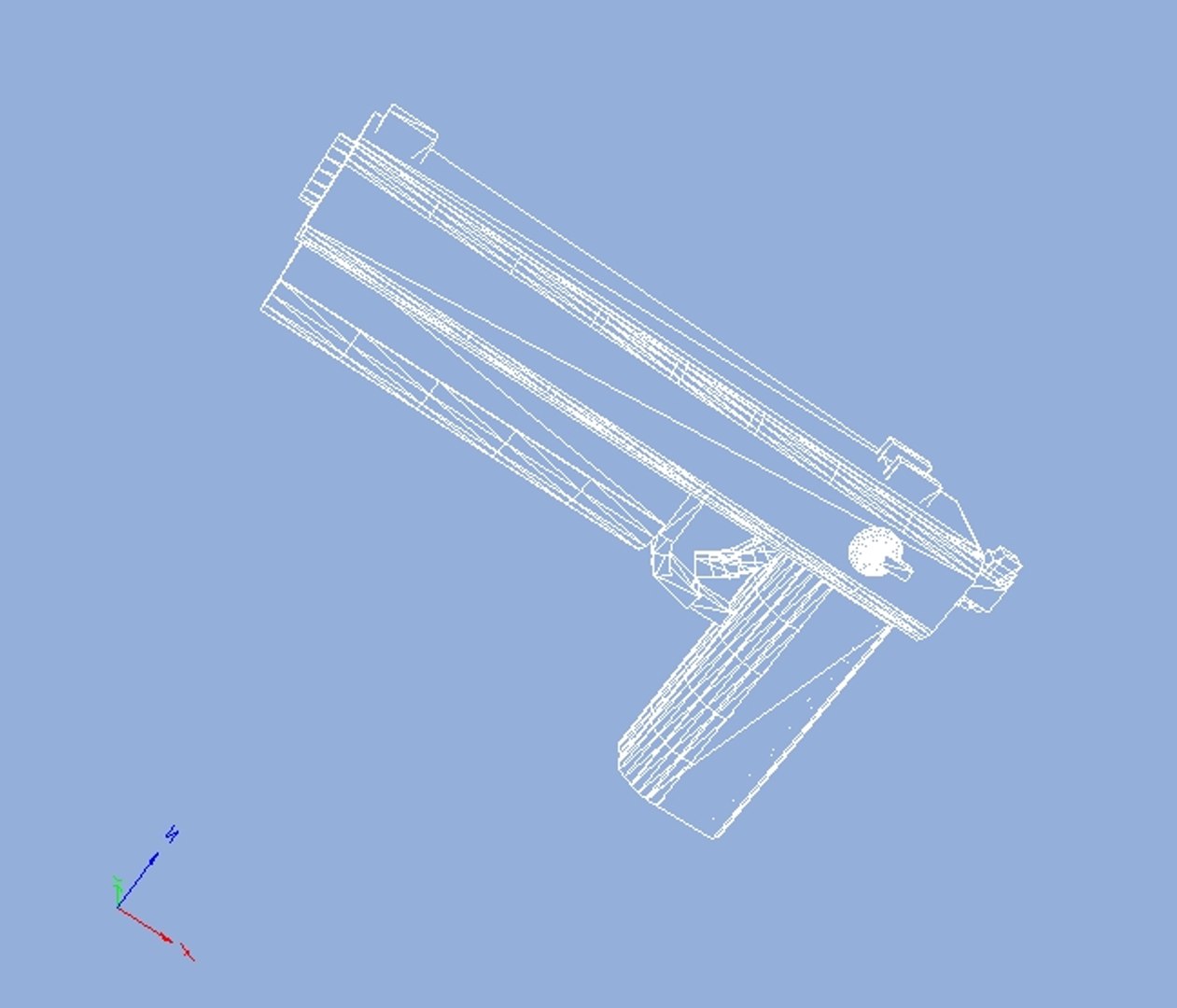 free weapon gun 3d model