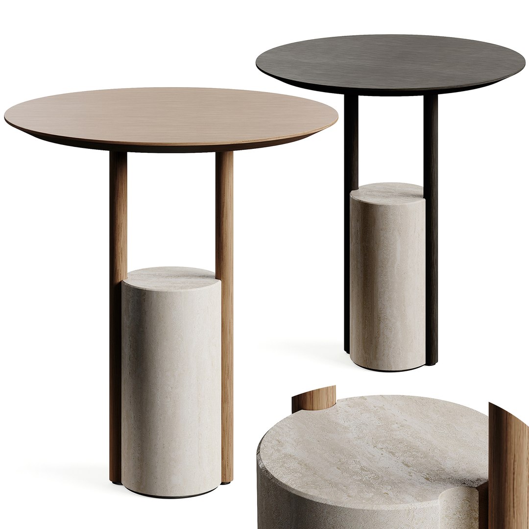 Kendo Mobiliario ZANCO Side Table L3DLW45 3D Model - TurboSquid 2303473