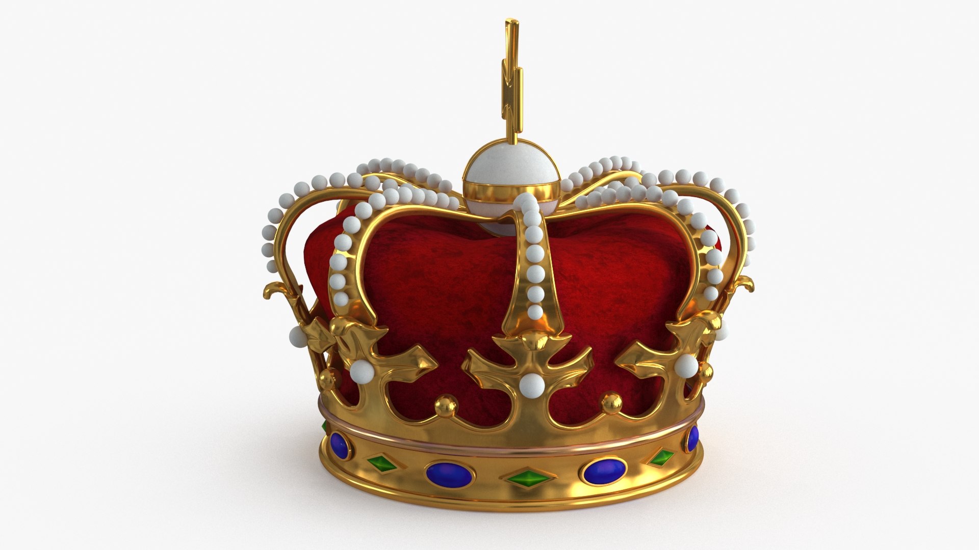 Royal Crown v2 3D model - TurboSquid 1901364