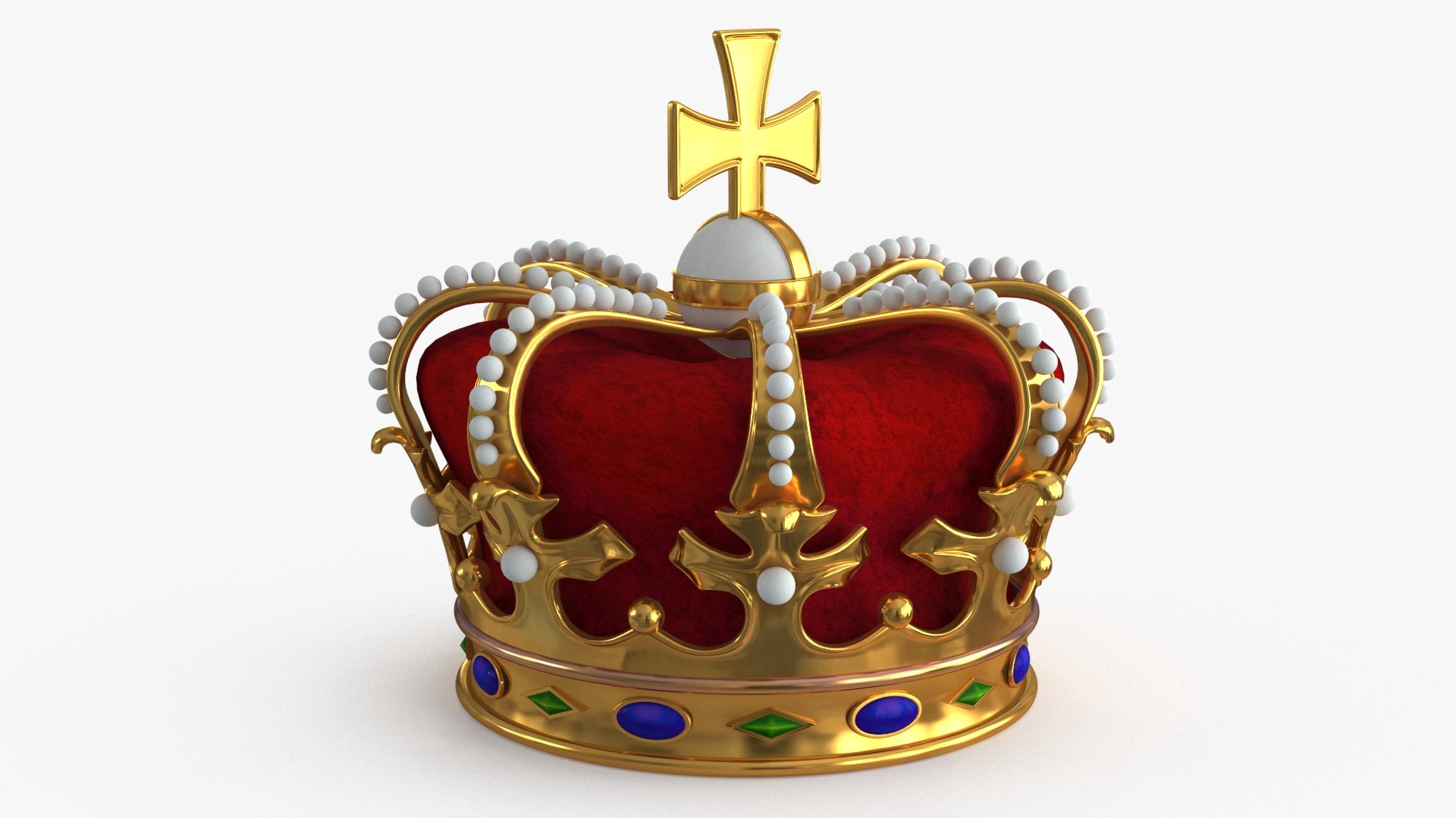 Royal Crown v2 3D model - TurboSquid 1901364