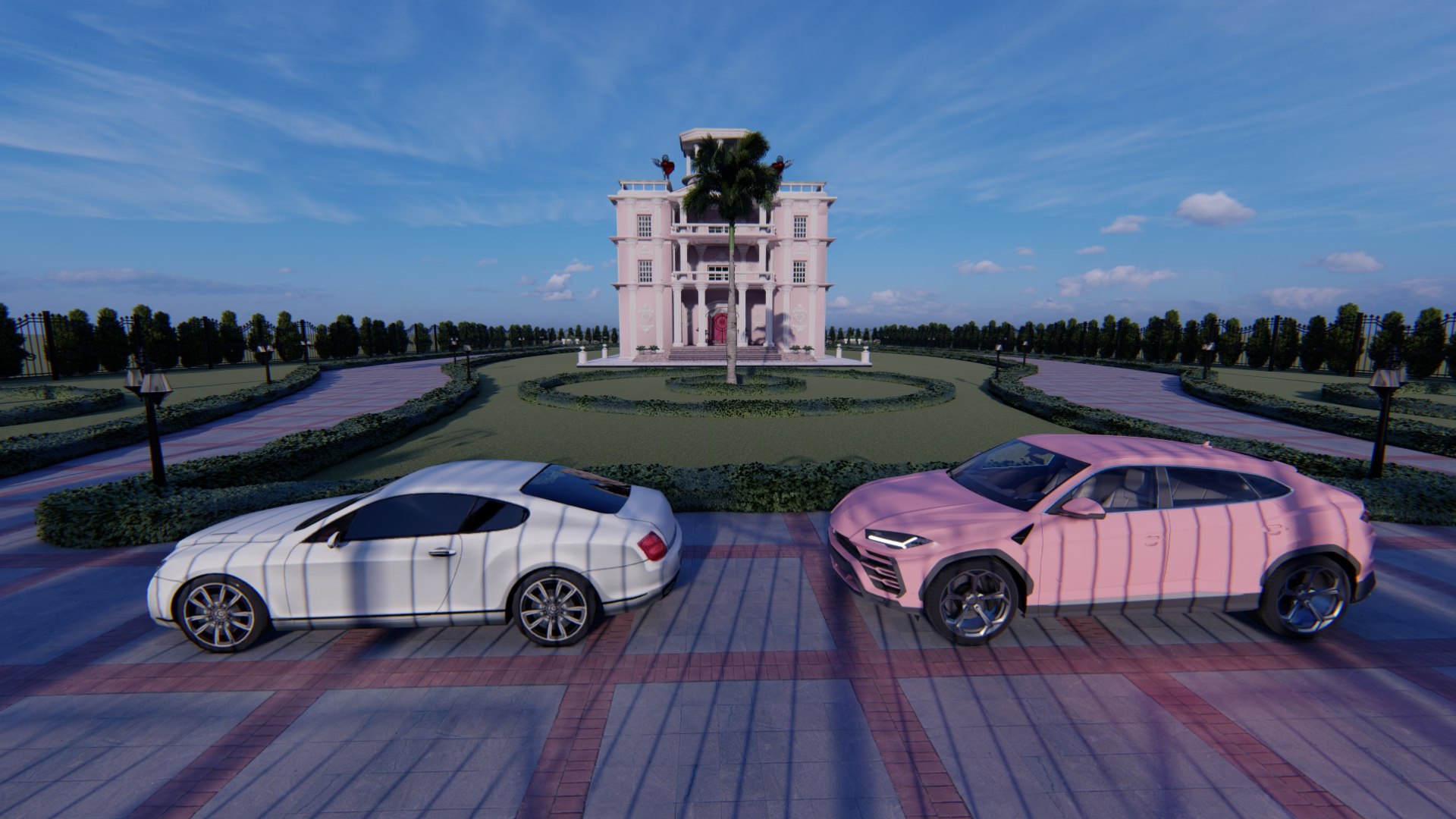 3D angel palace model - TurboSquid 1538114