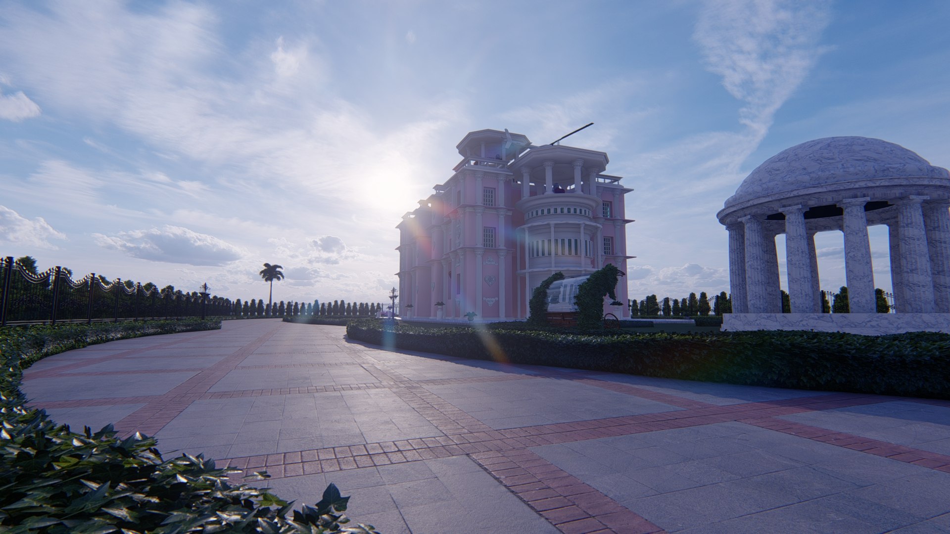 3D angel palace model - TurboSquid 1538114